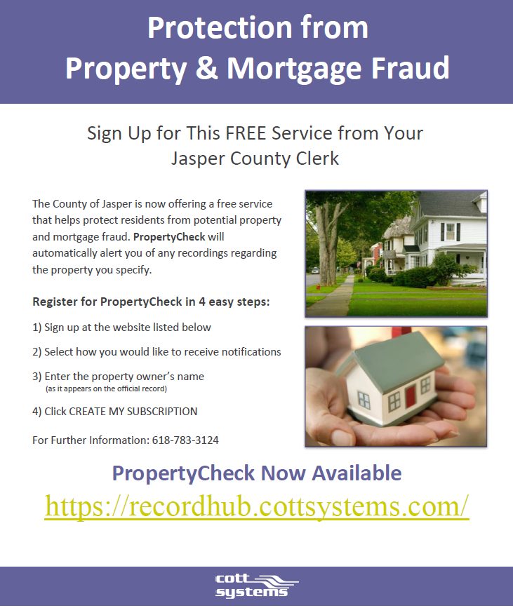 Protection from Property & Mortgage Fraud - County Clerk/Recorder ...
